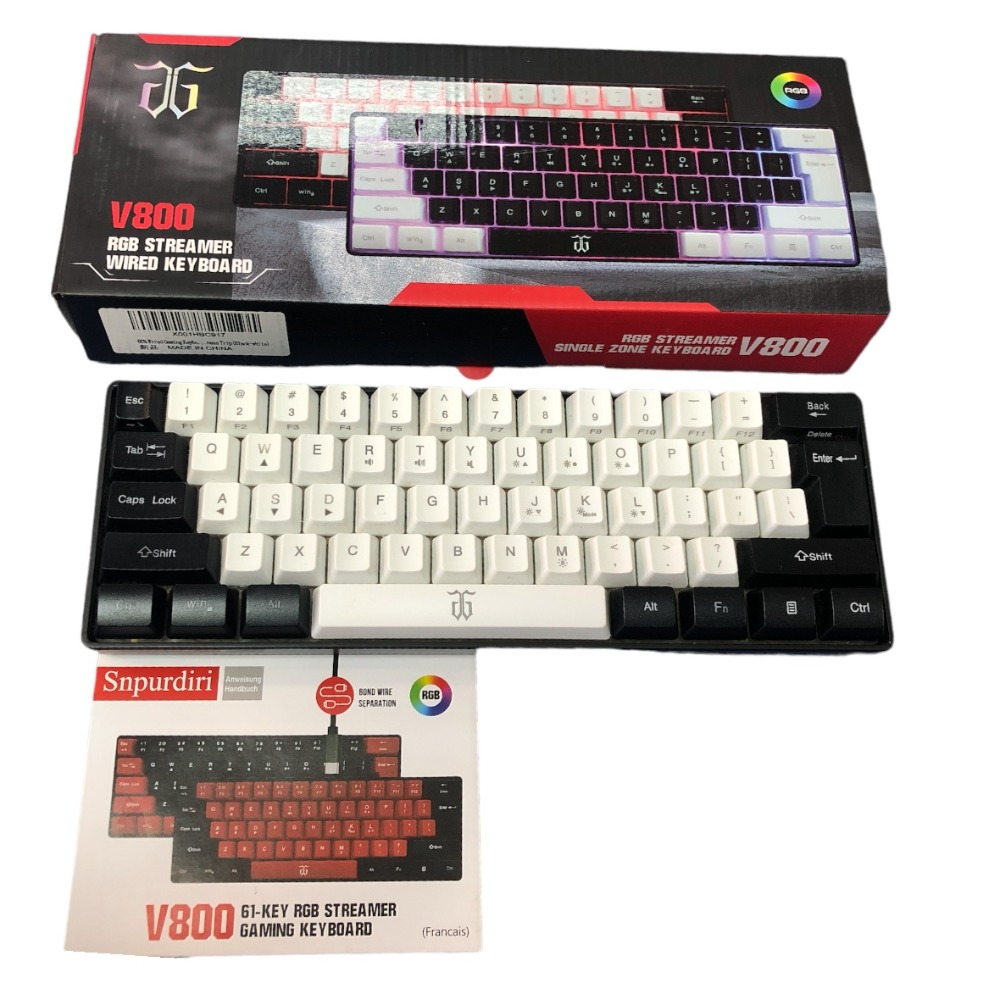 Used Snpurdiri V800 RGB Keyboard *SALE* - Own4Less